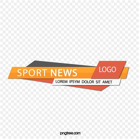 Lower Third Banner Vector Art Png Red Orange Lower Third Text Box