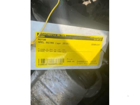 Engine Opel Astra J Gtc 1 4 Turbo 16v Ecoflex 120 B14nel