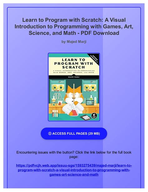 Pdf Learn To Program With Scratch A Visual Introduction To Programming With Games Art Science