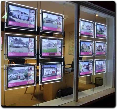 Crystal Light Pocket Sign Transparency Window Display Led Magnetic