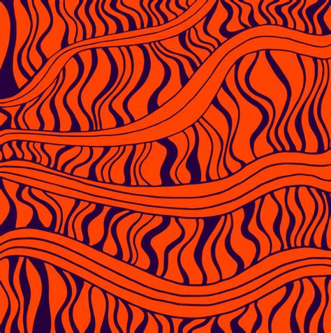 Orange African Pattern Illustrations Royalty Free Vector Graphics