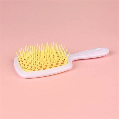 Wet And Dry Ventilated Combing Hair Brush Sakura Anti Static Hair Brush With Nylon Bristles