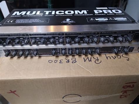 Behringer Multicom And Autocom Lot Black Reverb