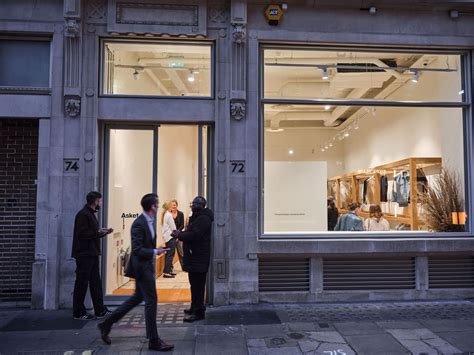 Inside The Opening Of Askets Sleek New London Store Vogue Scandinavia