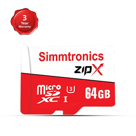 64gb Zipx Memory Card Simmtronics