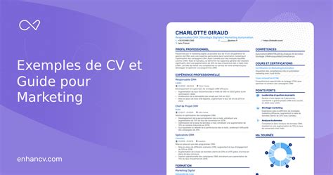 Exemples De Cv Marketing Pour