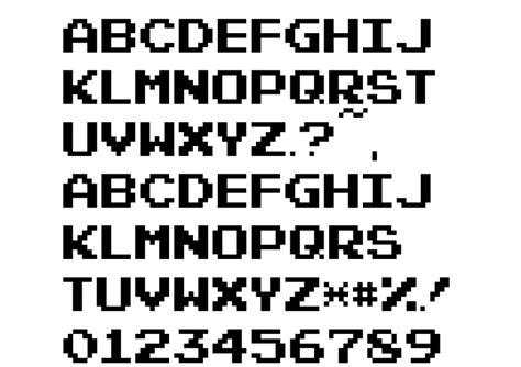 Pixel Font Free Download 124 Truetype Ttf Opentype Otf Files