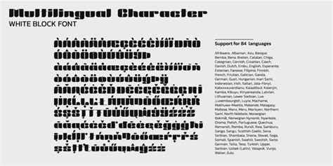 White Block Font Webfont And Desktop Myfonts