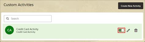 Configuring A Custom Activity Use Case In Oracle Adaptive Risk Management