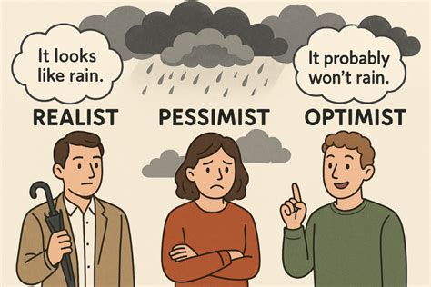 Optimist Vs Pessimist Vs Realist Which One Defines You