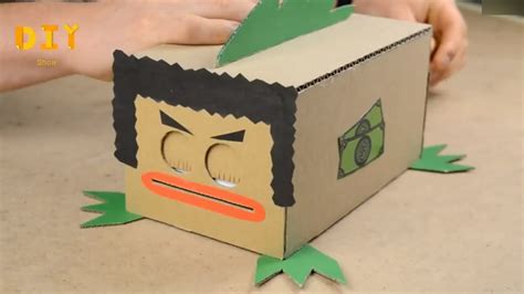 创意纸板DIY怪物箱子的制作方法关键在于新颖