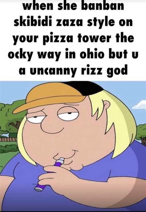 When She Banban Skibidi Zaza Style On Your Pizza Tower The Ocky Way In Ohio But U Uncanny Rizz