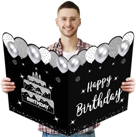 Jumbo Birthday Card With Envelope Giant Guest Book Happy