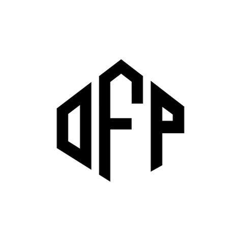 Premium Vector Ofp Letter Logo Design With Polygon Shape Ofp Polygon