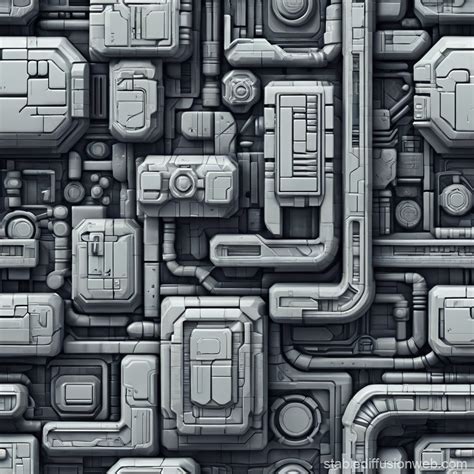 2d Sci Fi Tech Texture Stable Diffusion Online