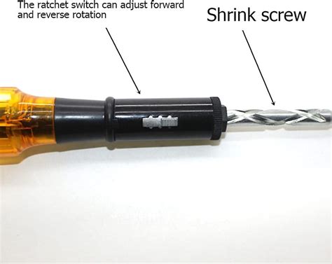 Spiral Screwdriver Push Pull Ratchet Screwdriver 6 In 1 Push Pull