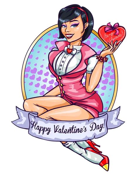 Pretty Pin Up Girl Label — Stock Vector © Nataliahubbert 80673462