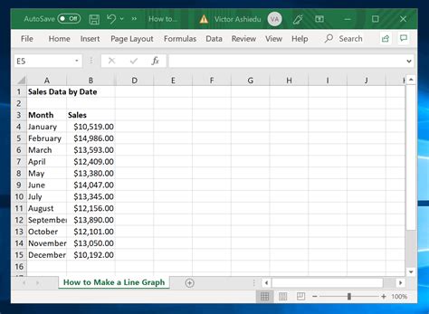 How To Make A Line Graph In Excel Itechguides
