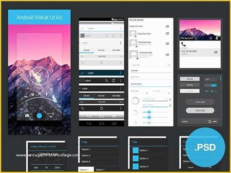 free android ui templates of 35 gorgeous free app design templates