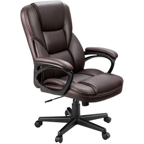 Lacoo Faux Leather High Back Executive Office Chair Lumbar Support