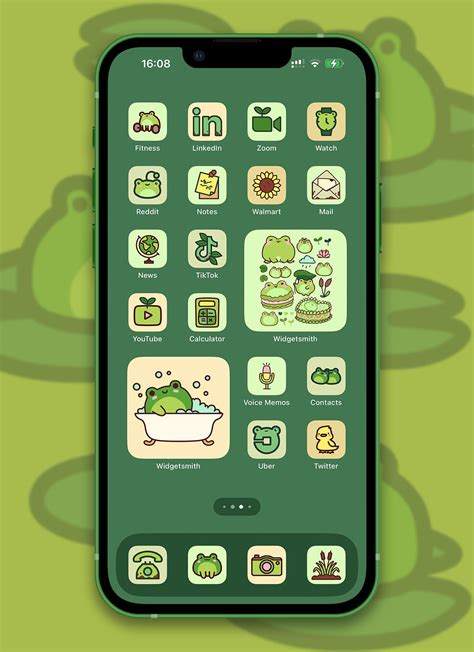 Cute Froggy App Icons Ios Kawaii Frog App Icons Iphone Free