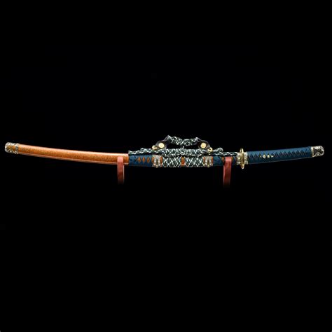 Handmade Japanese Tachi Odachi Sword High Manganese Steel With Orange