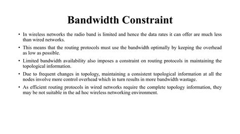 Routing Protocols For Ad Hoc Wireless Networks Pptx