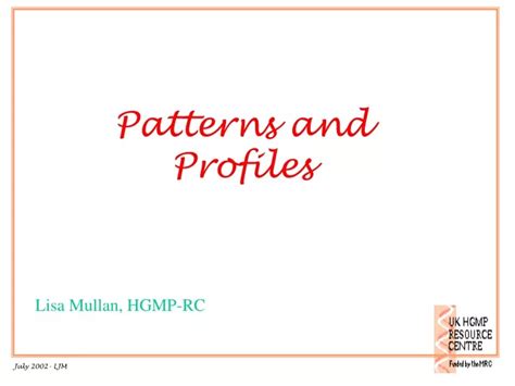 Ppt Patterns And Profiles Powerpoint Presentation Free Download Id