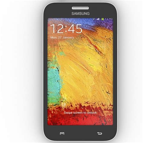 Samsung Galaxy Note 3 Neo White 3d Model 39 Max 3ds Fbx Obj Free3d