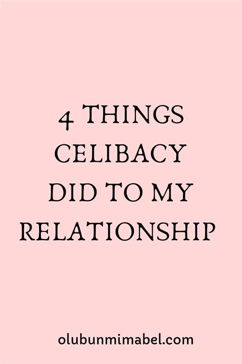 What I Learnt From Being Celibate In My Relationship