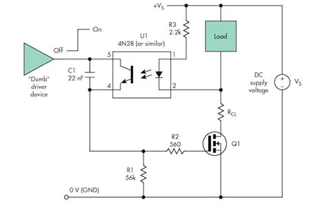 Mosfet Gate Driver Circuit Using Optocoupler Aaafasr