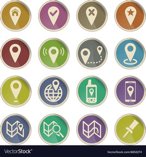 Pointer And Maps Royalty Free Vector Image VectorStock
