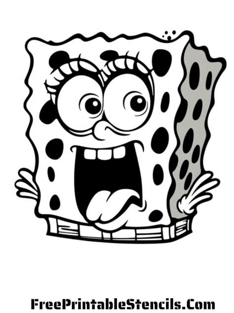 Free Printable Spongebob Stencils And Silhouettes Free Printable Stencils