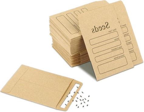 100 Stuks Papieren Zakken Klein 6 X 8 Cm Zaadzakjes Mini Papieren