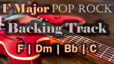Acoustic Backing Track In F Major Pop Rock YouTube