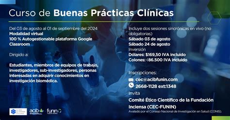Cec Funin En Linkedin Curso De Buenas Prácticas Clínicas