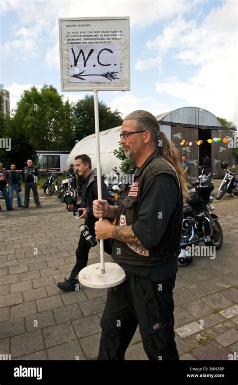 Netherlands Amsterdam Angels Place Hells Angels Clubhouse Open House