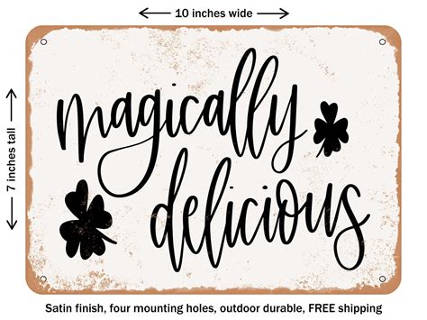 Decorative Metal Sign Delicious Vintage Rusty Look Signs Michaels