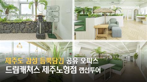 제주도 감성 듬뿍담긴 공유 오피스 드림캐쳐스 제주노형점 랜선투어 4k Youtube