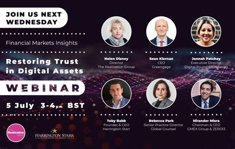 next week we are hosting a free webinar on restoring trust in digital