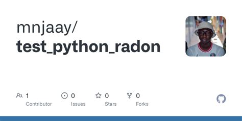 github mnjaay test python radon