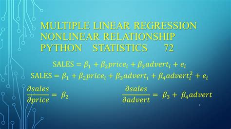 多元线性回归方程描述变量之间非线性关系（nonlinear Relationship） Python统计79——python程序设计系列182