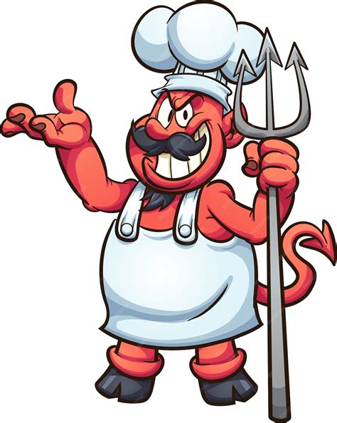 Premium Vector Devil Chef