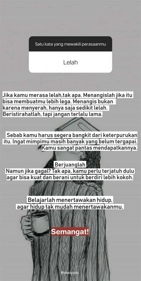 Pin oleh RB di Katakata | Motivasi belajar, Perasaan, Kata-kata indah