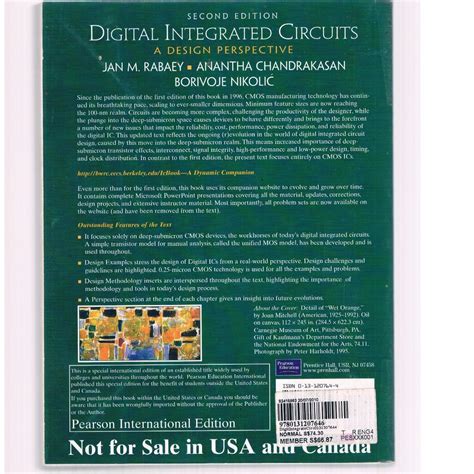 Digital Integrated Circuits A Design Perspective 2nd Edition