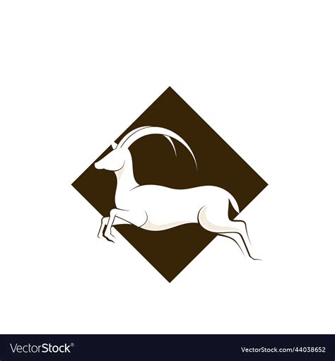 Geometric Deer Logo Royalty Free Vector Image Vectorstock