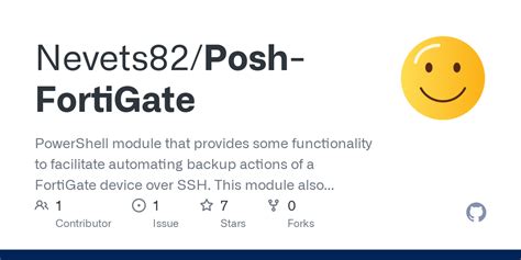 Github Nevets82posh Fortigate Powershell Module That Provides Some Functionality To