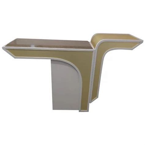 Engineered Wood Rectangular Modular Wooden Office Table Without Storage Size 60 Cm X 120 Cm