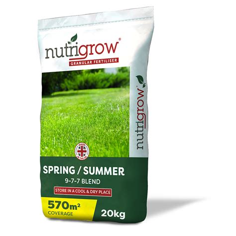 Suregreen Nutrigrow Spring Summer Fertiliser 9 7 7 Blend 20kg