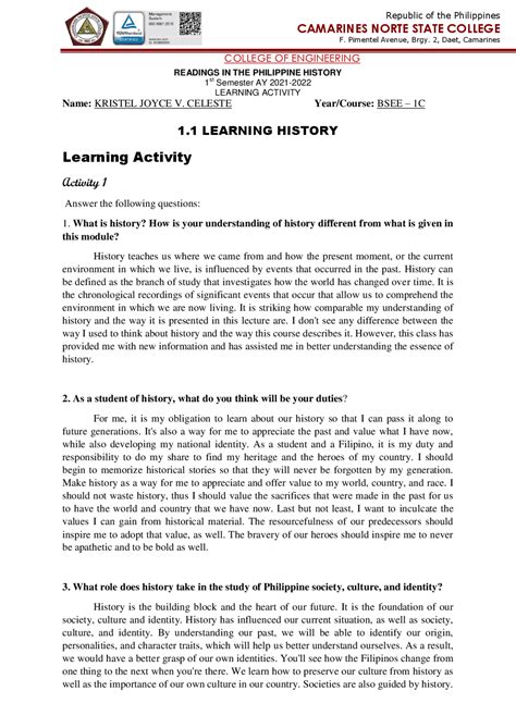 Learning History History Sources High School Final Essays History